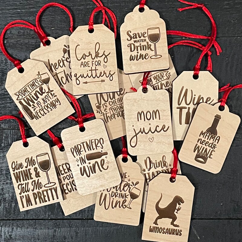 Wine Tags - Etsy