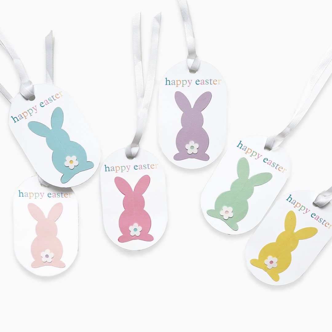 Easter Bunny Gift Tags - Set of 6 | Easter Bunny, Decor, Decoration ...