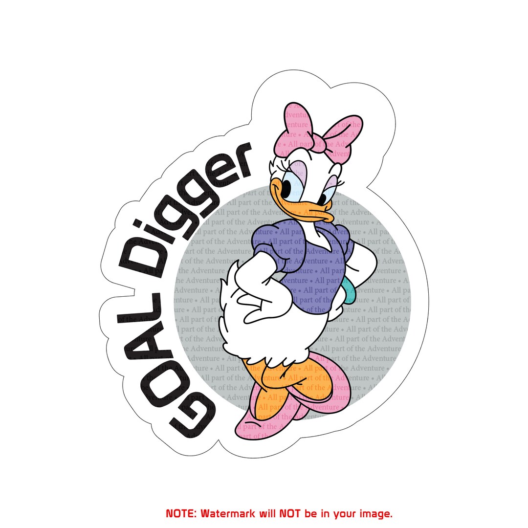 Daisy GOAL Digger SVG and PNG Graphic - Etsy