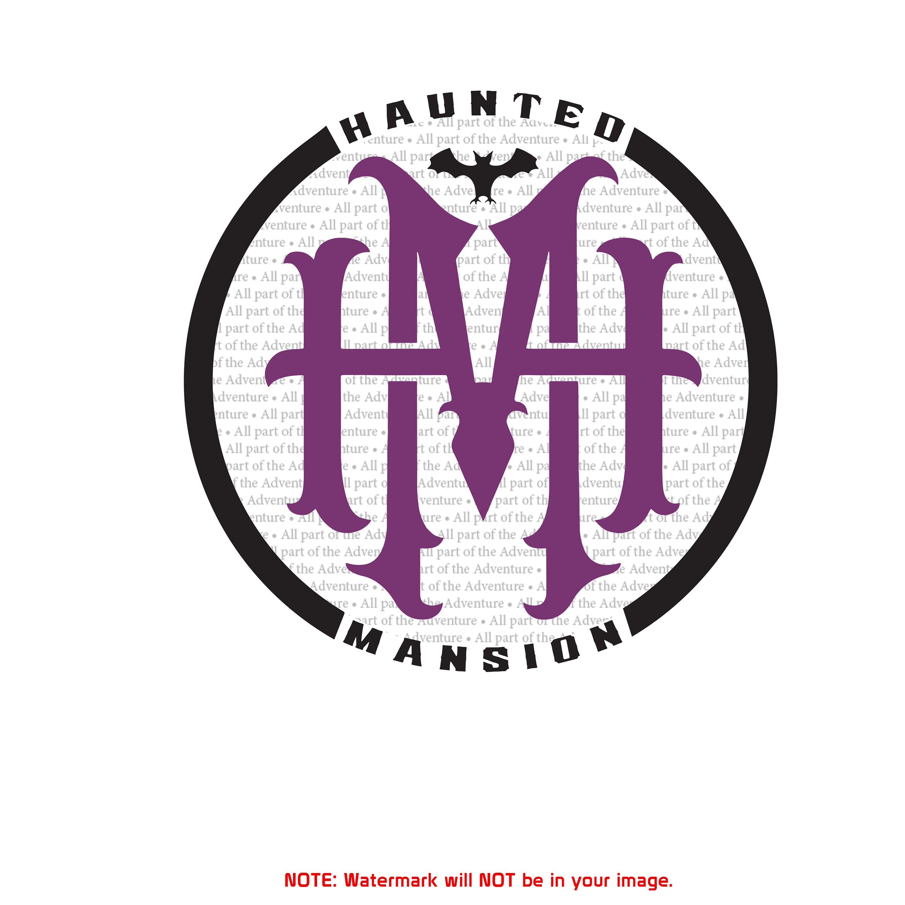 The Haunted Mansion - Monogram Design - Etsy