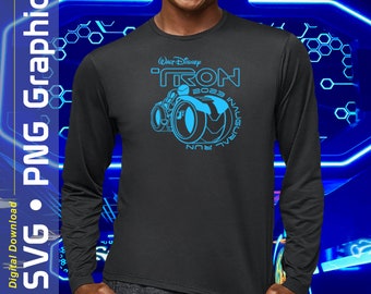 TRON Lightcycle Run – SVG and PNG Graphic. - Etsy