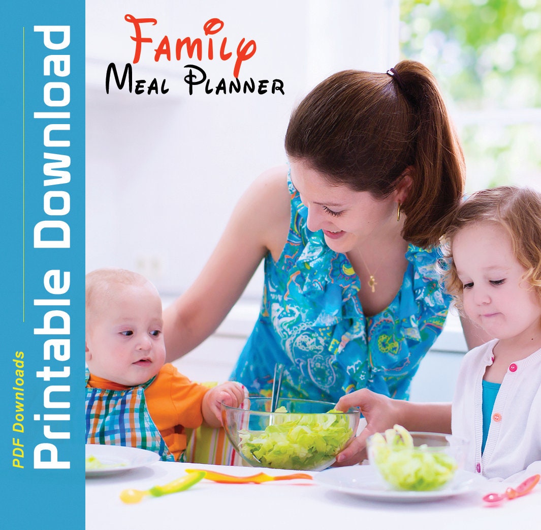 Magical Family Meal Planning With the Kids. 52 Week Print PDF Makes ...