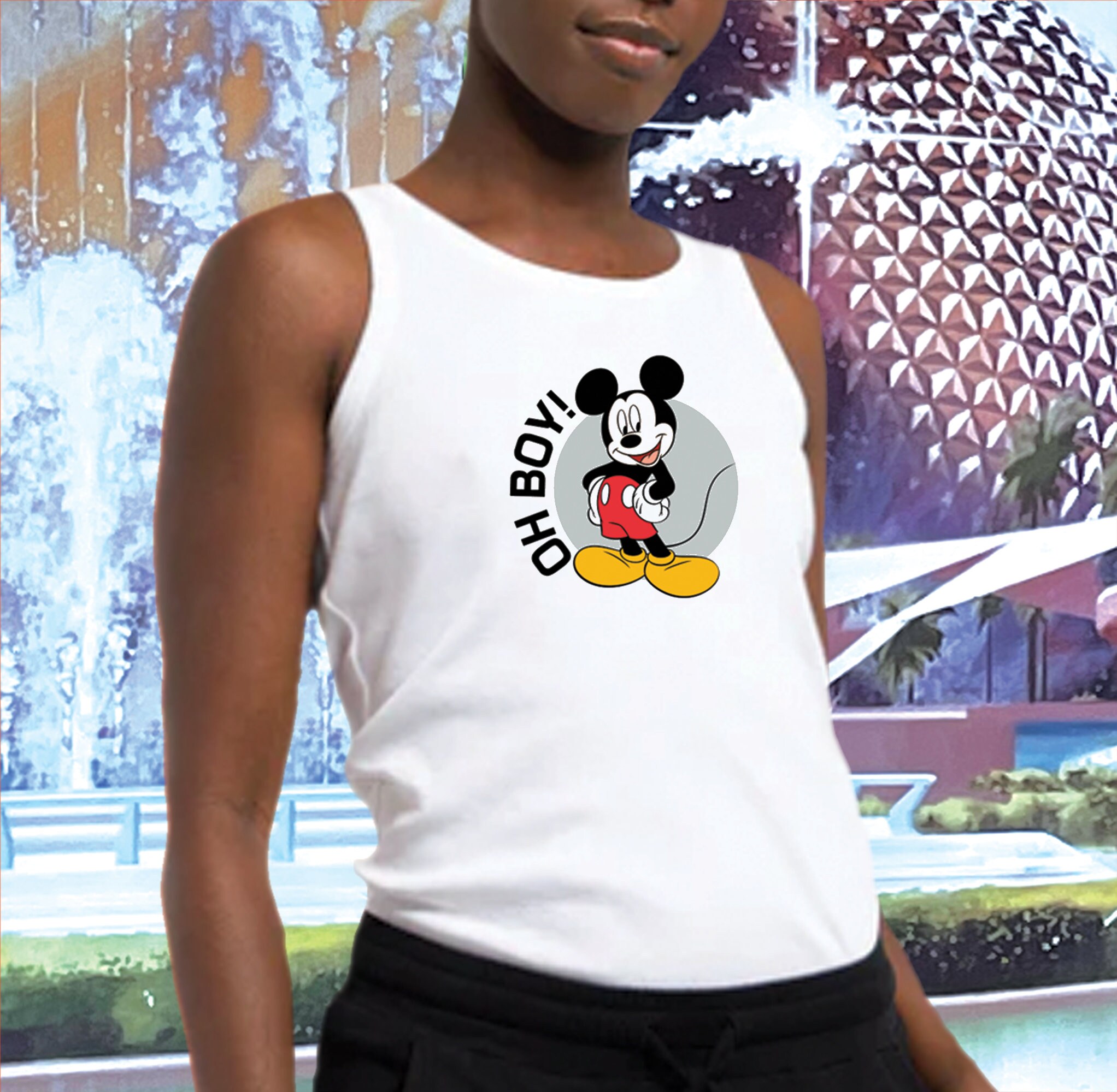 Mickey Mouse Oh Boy SVG and PNG Graphic. - Etsy