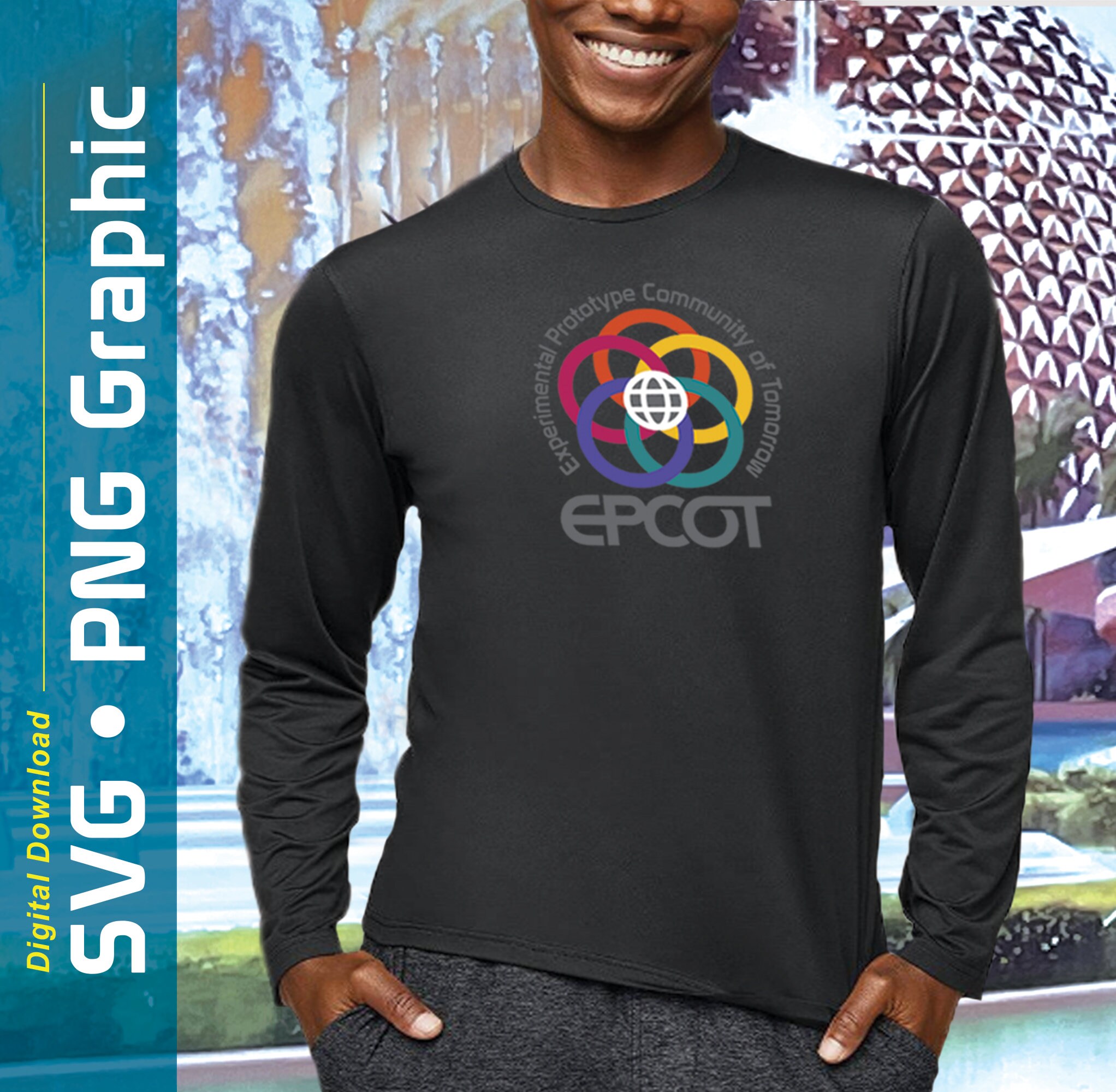 EPCOT Circles and Logo Experimental Prototype Community of Tomorrow SVG ...
