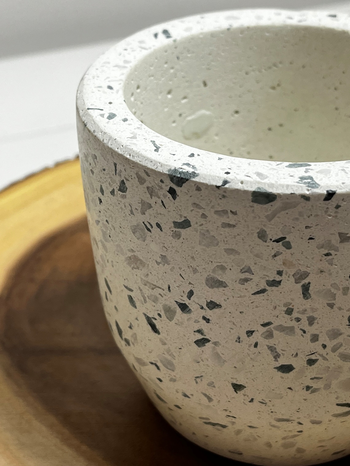 Modern Neutral Terrazzo Planter Pot - Etsy