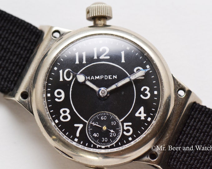 1918 Vintage WWI Hampden Trench Watch, Only Known to Exist! Military ...