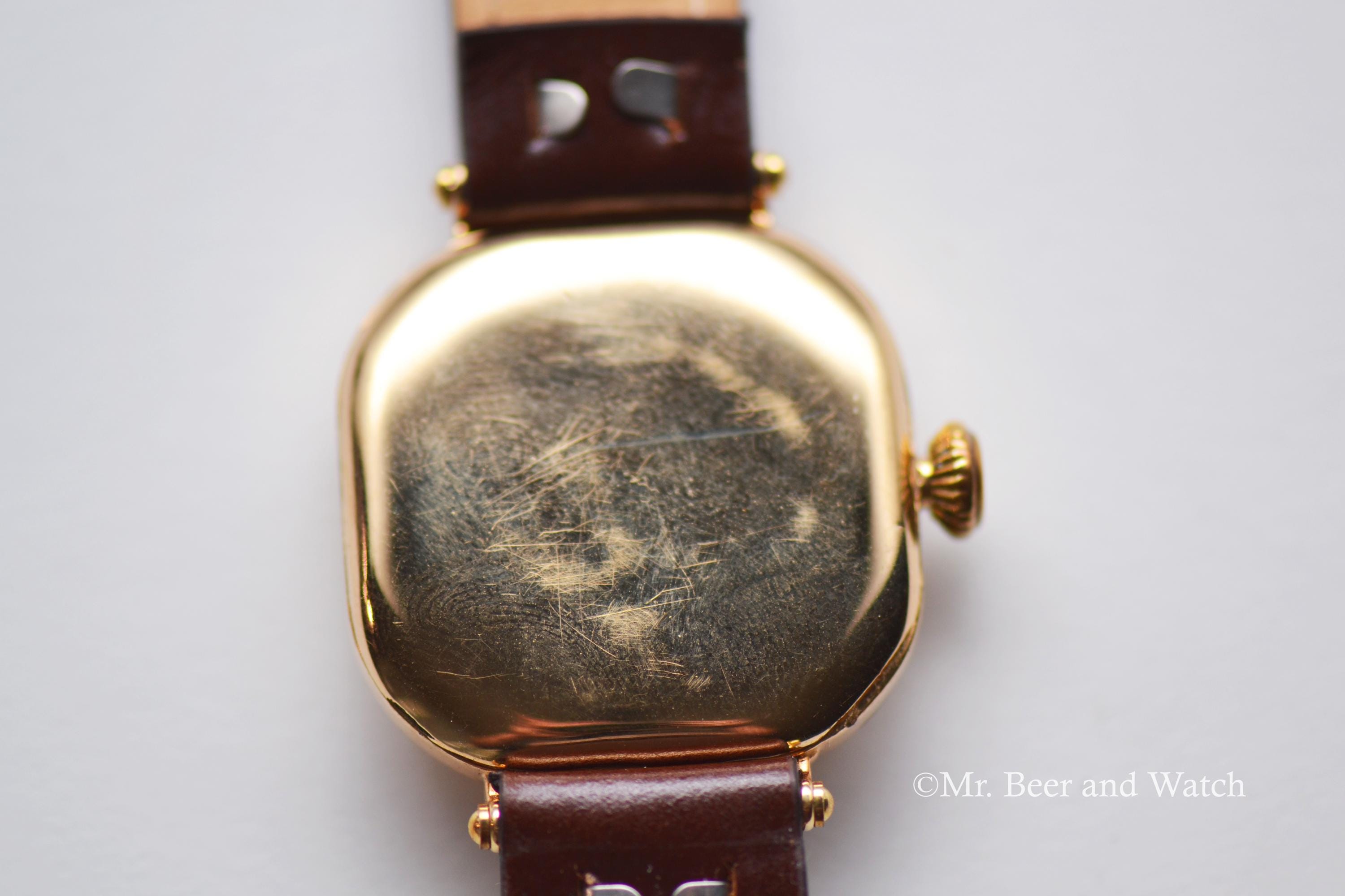 1917 Rare Vintage Elgin Trench Watch, Red 12, WWI Gold Filled Admiral ...