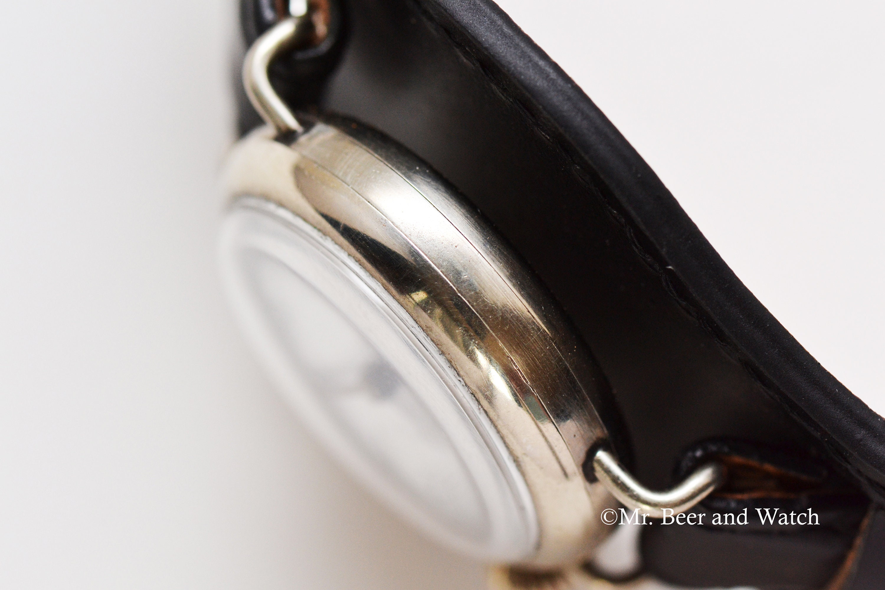 1919 Vintage WWI Elgin Trench Watch, Offset Crown, Wire Lug, Enamel ...