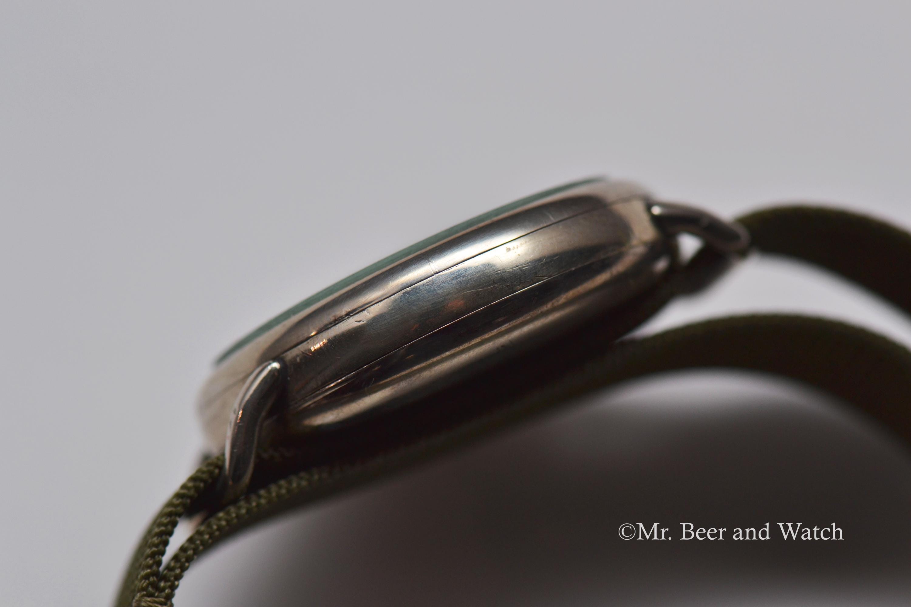 1918 Rare Giant 6s Vintage Elgin, Duo Shrapnel Guard, WWI First ...