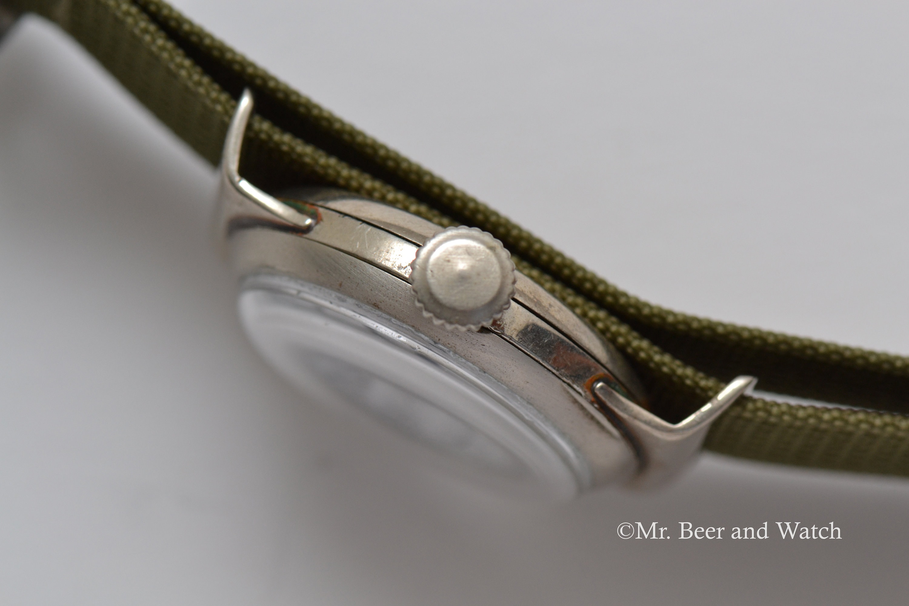 1917 Vintage Elgin Military Watch, Solid Lug, Nickel, WWI Trench Watch ...