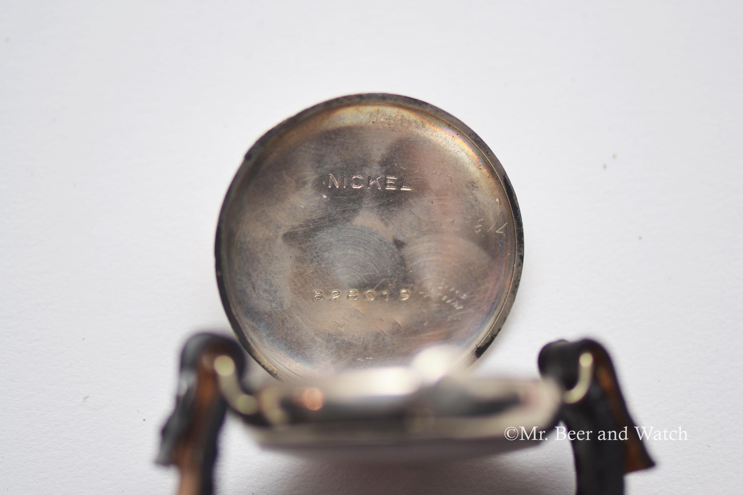 1907 Big Vintage Waltham Trench Watch, Red 12, Enamel Dial, WWI, Wire ...