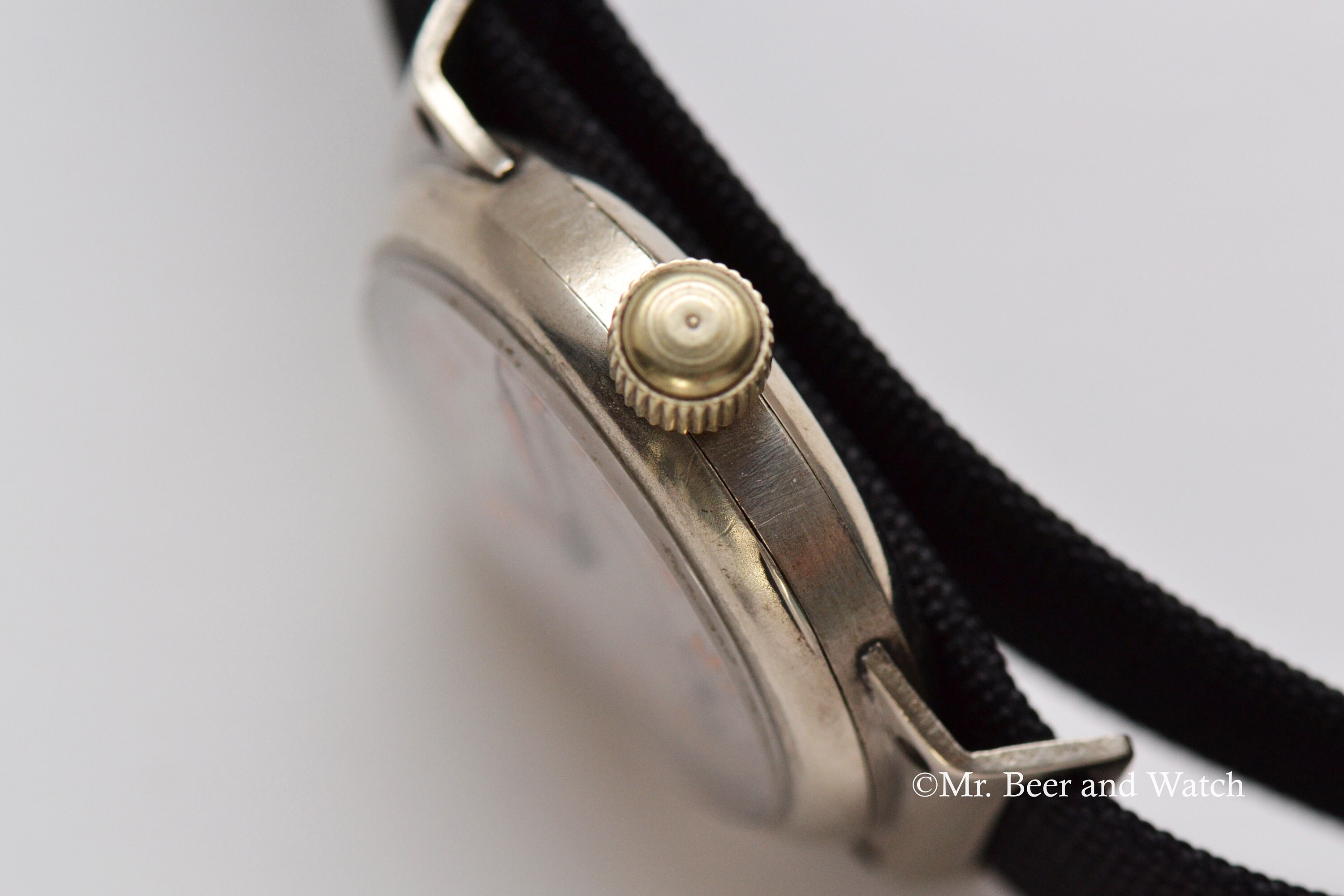 1911 Vintage WWI Hampden Trench Watch, Lever Set, Solid Lug, Military ...