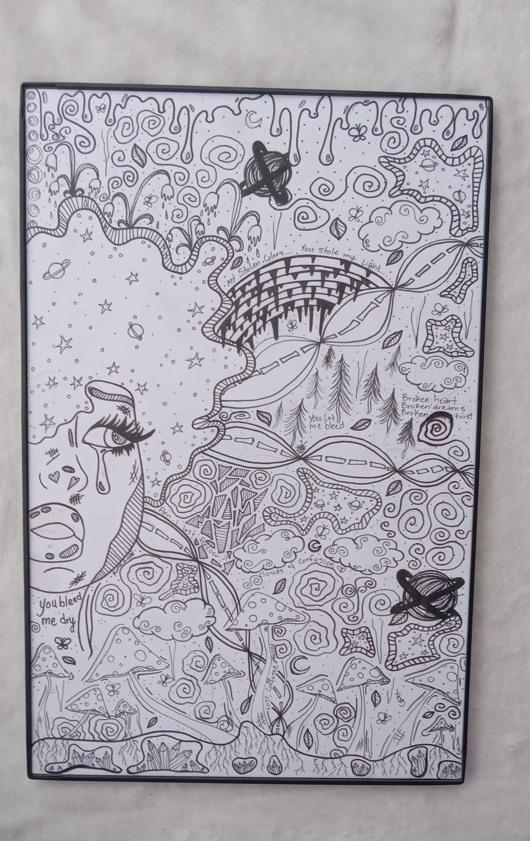 Trippy Art "are We Tripping Yet?" - Etsy