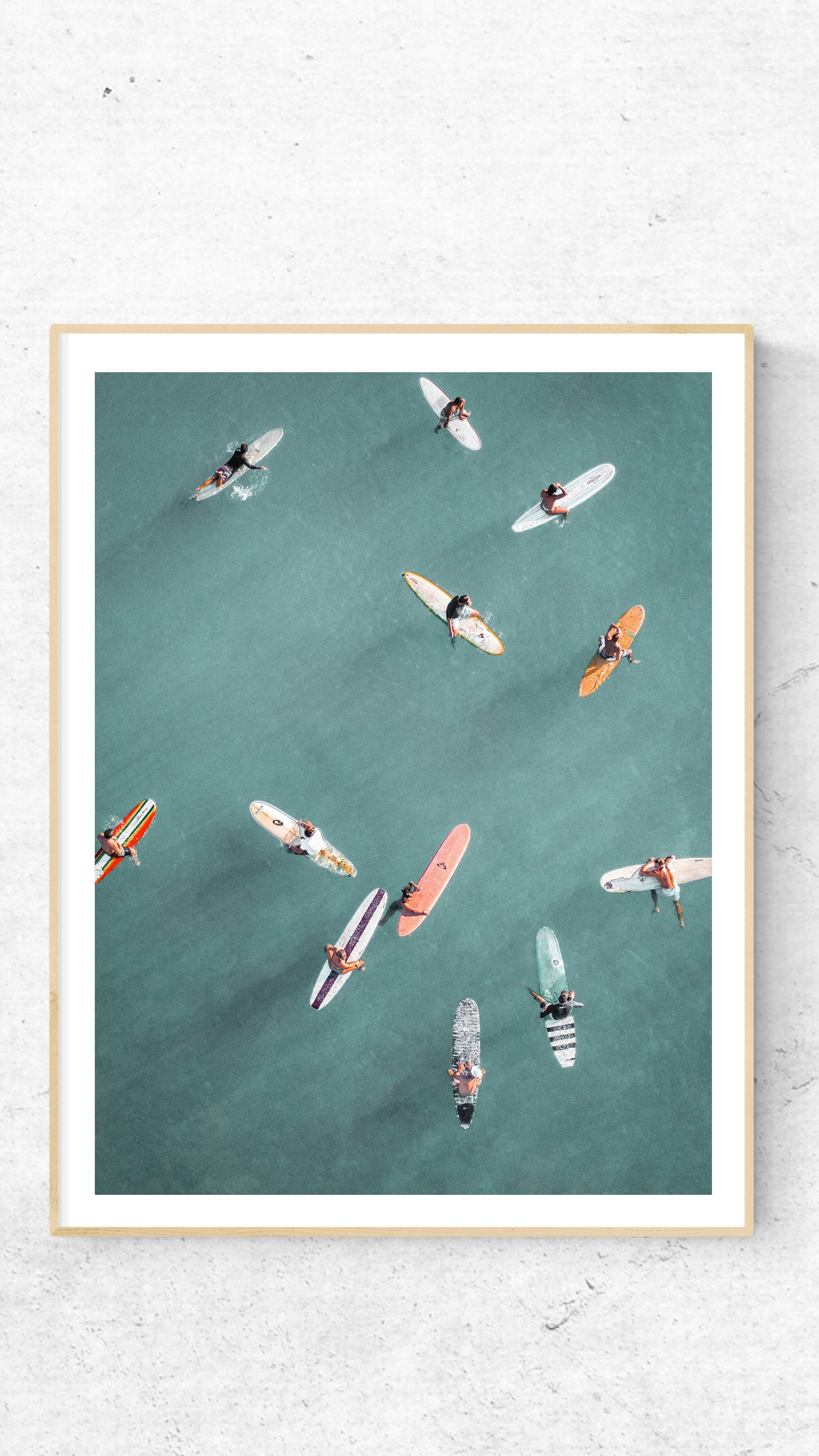 Aerial Beach Prints, Surf Print, Aerial Beach Wall Art, Coastal Wall ...