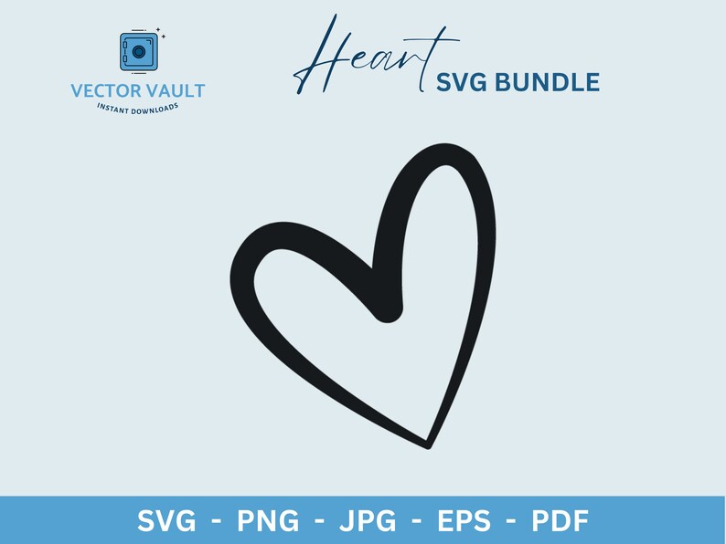 Heart Svg Bundle Heart Svg Heart Outline Svg Heart Cut - Etsy