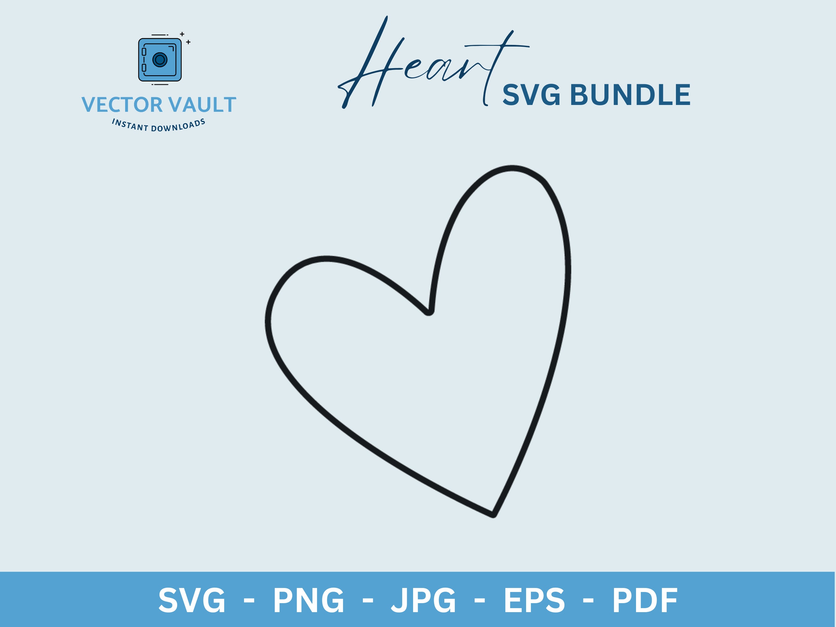 Heart Svg Bundle Heart Svg Heart Outline Svg Heart Cut - Etsy