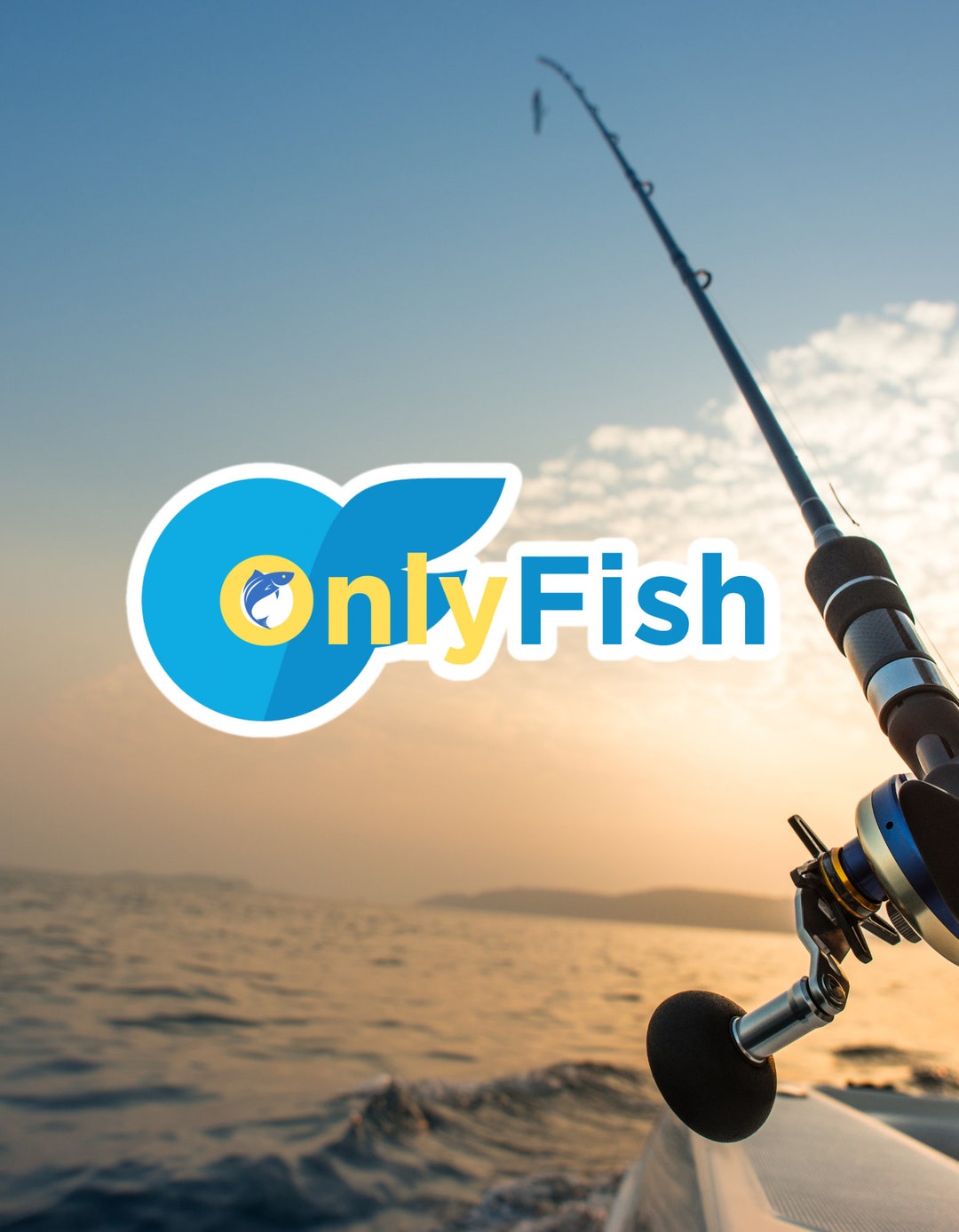 Only Fish Decal! Waterproof! 5"x2". Made in the USA! - Etsy