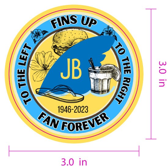 Fins UP Fan Forever JB 1946-2023 Fins to the Left..fins to the Right - Etsy