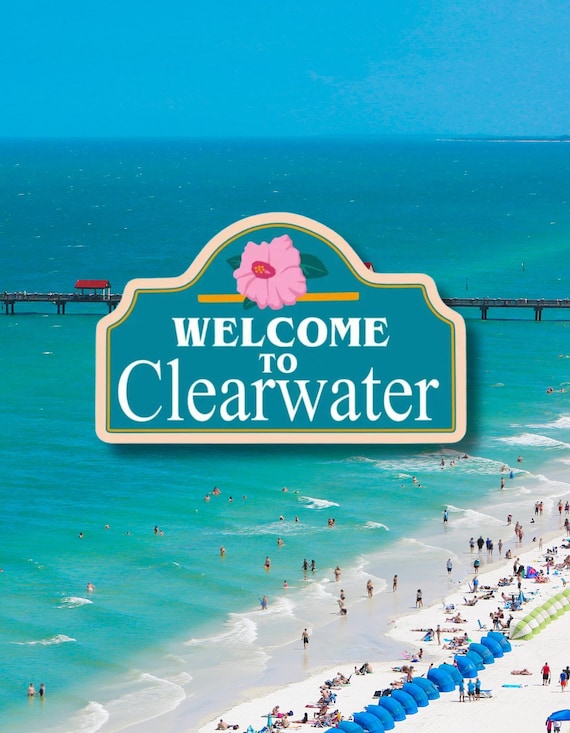 Clearwater Beach Sign