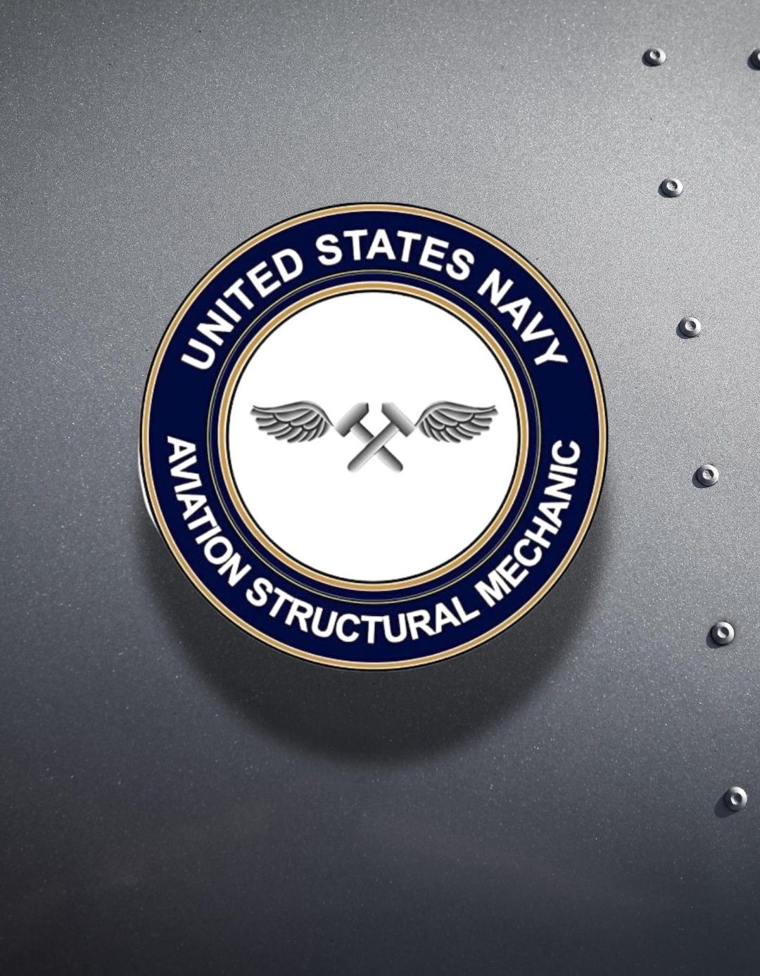 United States Navy Aviation Structural Mechanic Sticker! 3.5"x3.5" Made ...