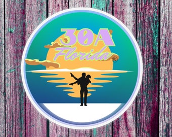 30A Florida Emerald Coast 30 A Beach Decal Sticker Shell Destin 3 - Etsy