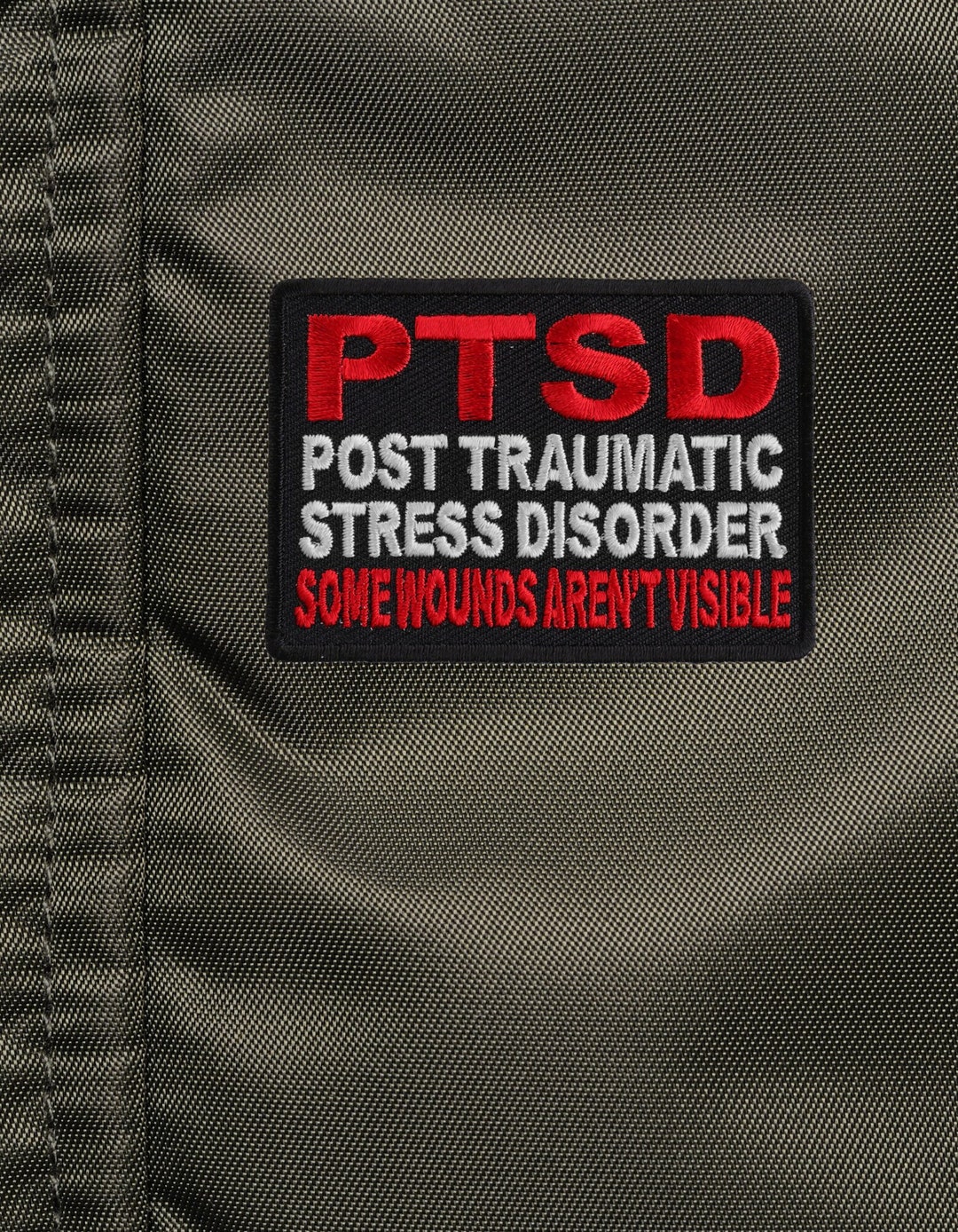 PTSD Some Wounds Aren't Visible Patch 3"x2" - Etsy