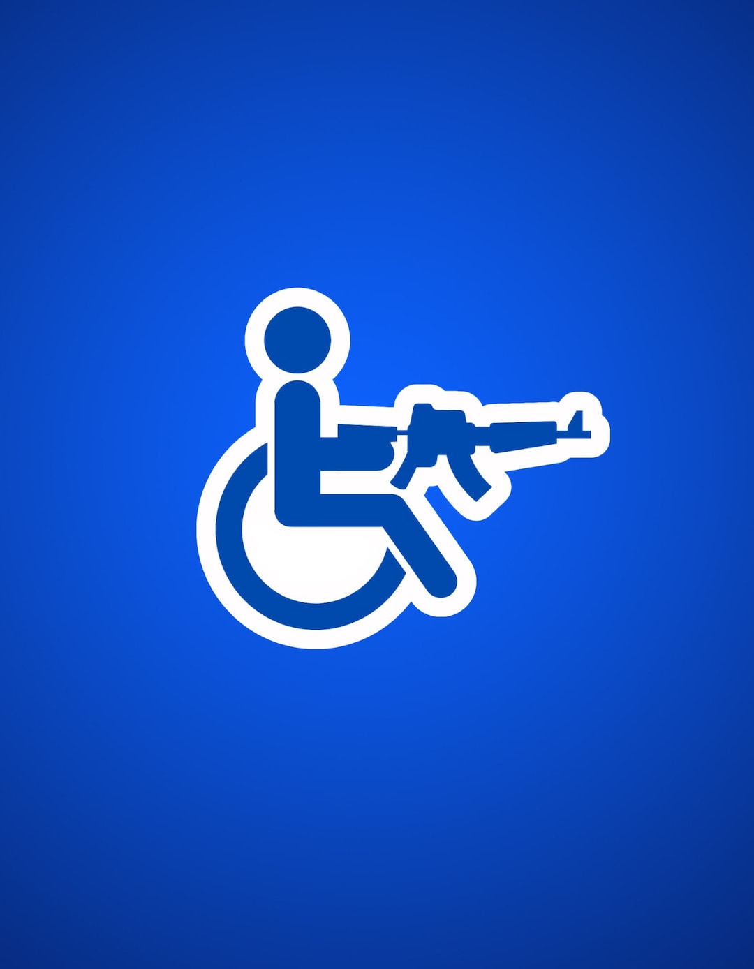 Funny Handicap Parking Sticker 3.5x3 Waterproof Made in the USA - Etsy