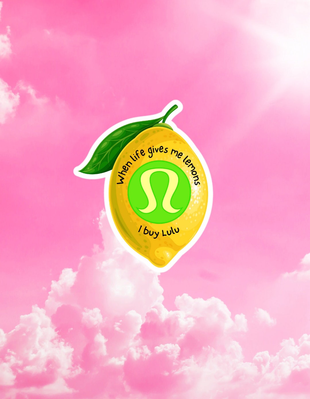 Lululemon Decal Sticker When Life Gives Me Lemons I Buy Lulu 2.5x2 - Etsy