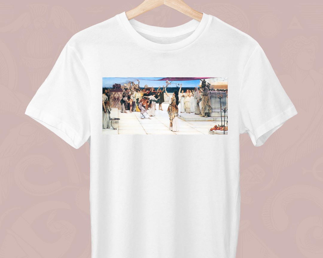 A Dedication to Bacchus, Lawrence Alma-tadema, Unisex T-shirt, Greek T ...
