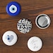 Set of 5 Pins, Greek Pins II, Greek Pins, Pins Set, Badge Pack, Glossy ...