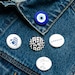 Set of 5 Pins, Greek Pins II, Greek Pins, Pins Set, Badge Pack, Glossy ...