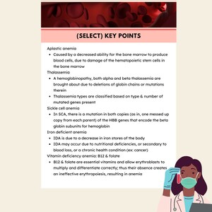 Hematology: Rbc Study Guide - Cheat Sheet - Heme - Mlt/mls/mt/rn - Nclex Study - Laboratory Ascp ...