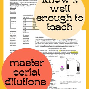 Dilution Guide - Serial & Normal Clinical Laboratory Dilutions - Mlt ...