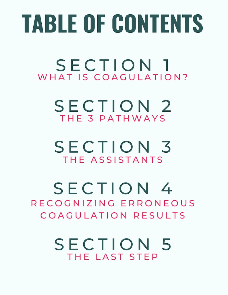 Coagulation Cascade Explained! Med Tech - Mlt/mls/rn - Study Guide ...