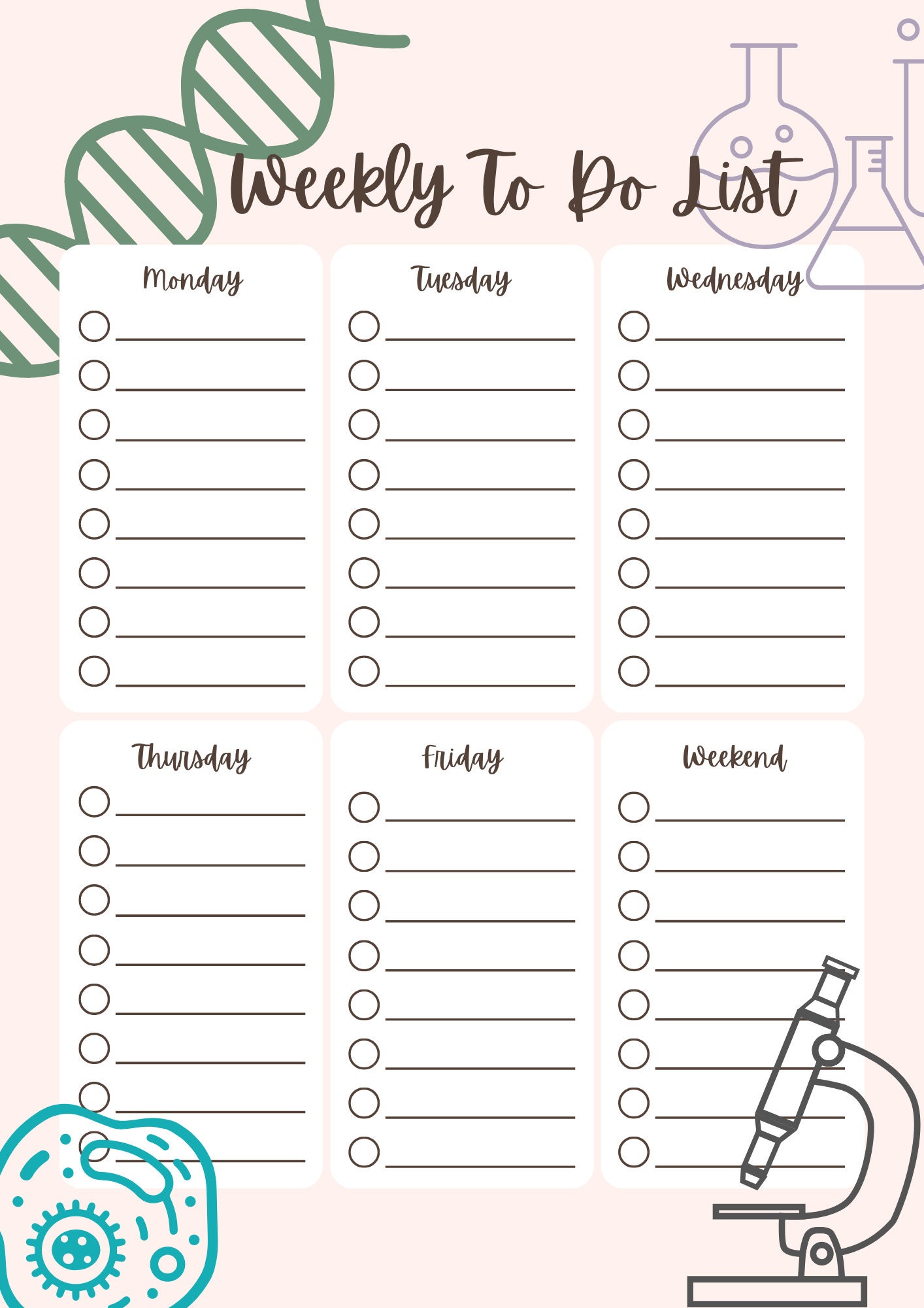 Lab Worksheets Qa/qc/to-do Lists, Bench Lists, and More MLT ...