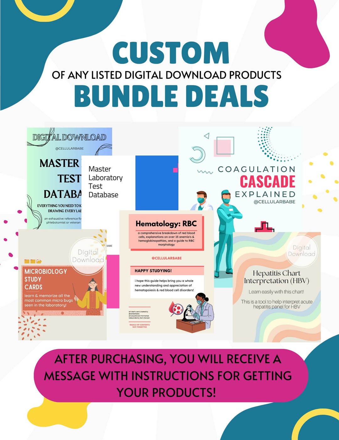 Custom Assortment of Digital Download Products, Bundle Deals - Mlt Mls ...