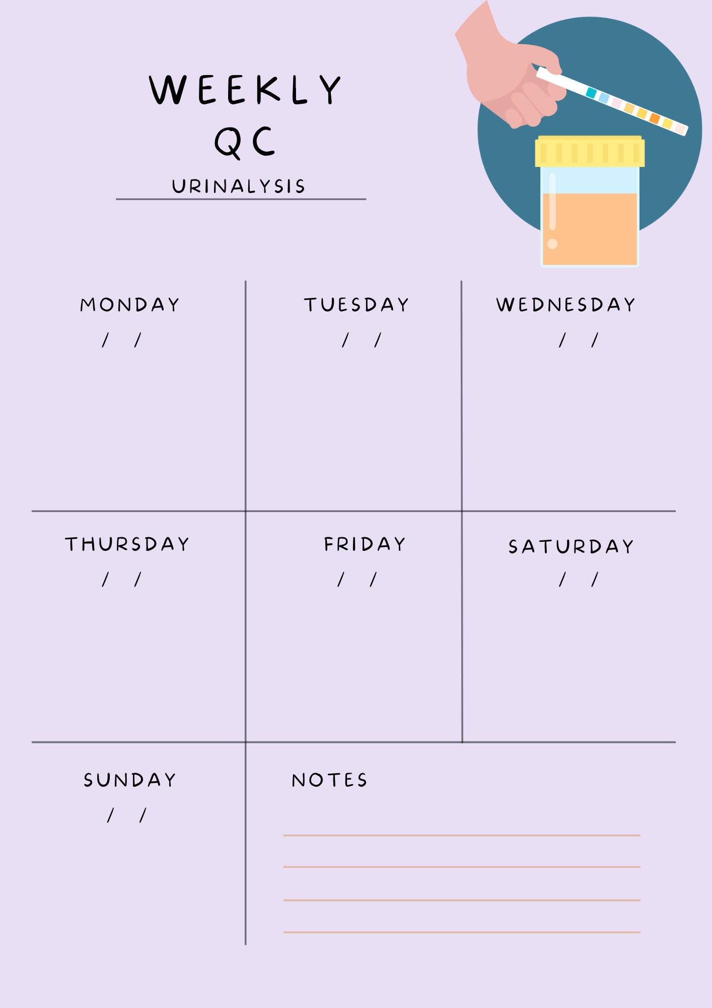 Lab Worksheets!! Qa/qc/to-do Lists, Bench Lists, and More!! MLT ...