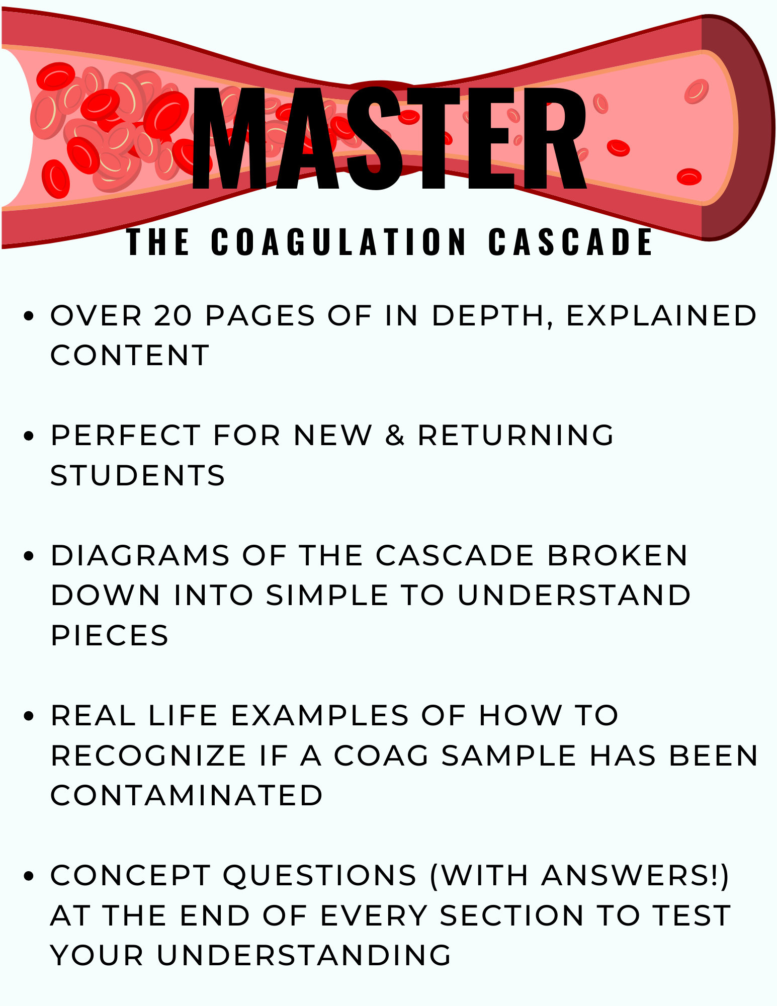 Coagulation Cascade Explained! Med Tech - Mlt/mls/rn - Study Guide ...