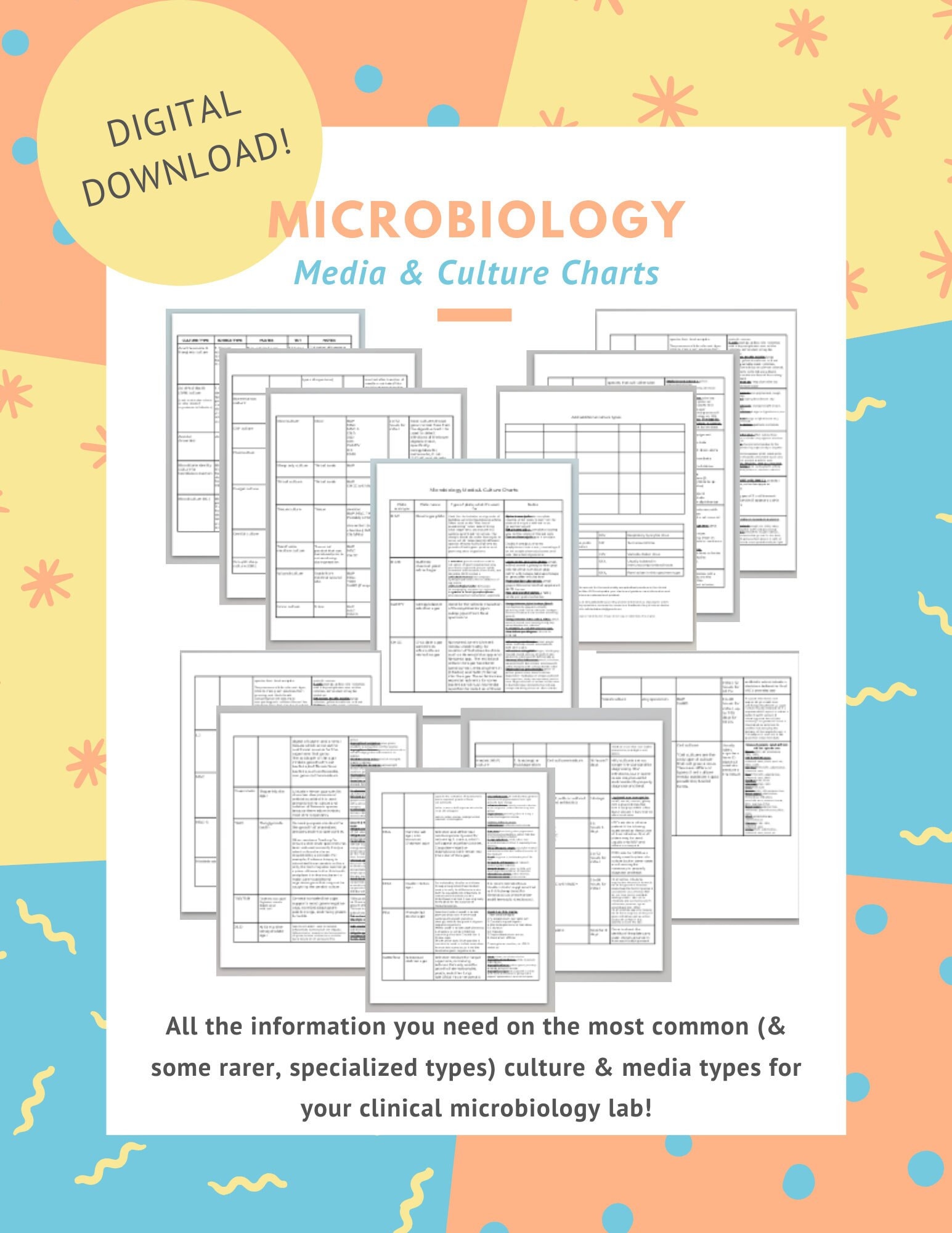 Medical Microbiology Chart