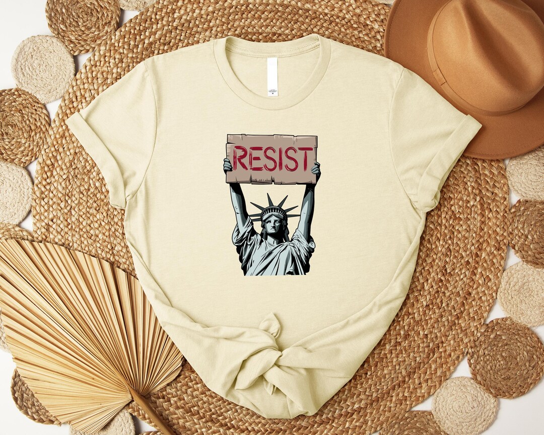 Resist Shirt, Feminist Statue of Liberty Protest Tee - Etsy