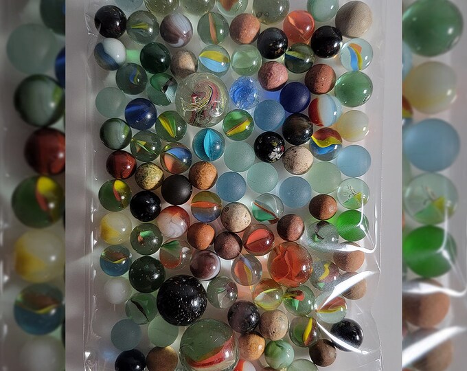 Vintage Marbles Variety of Unique Marbles - Etsy