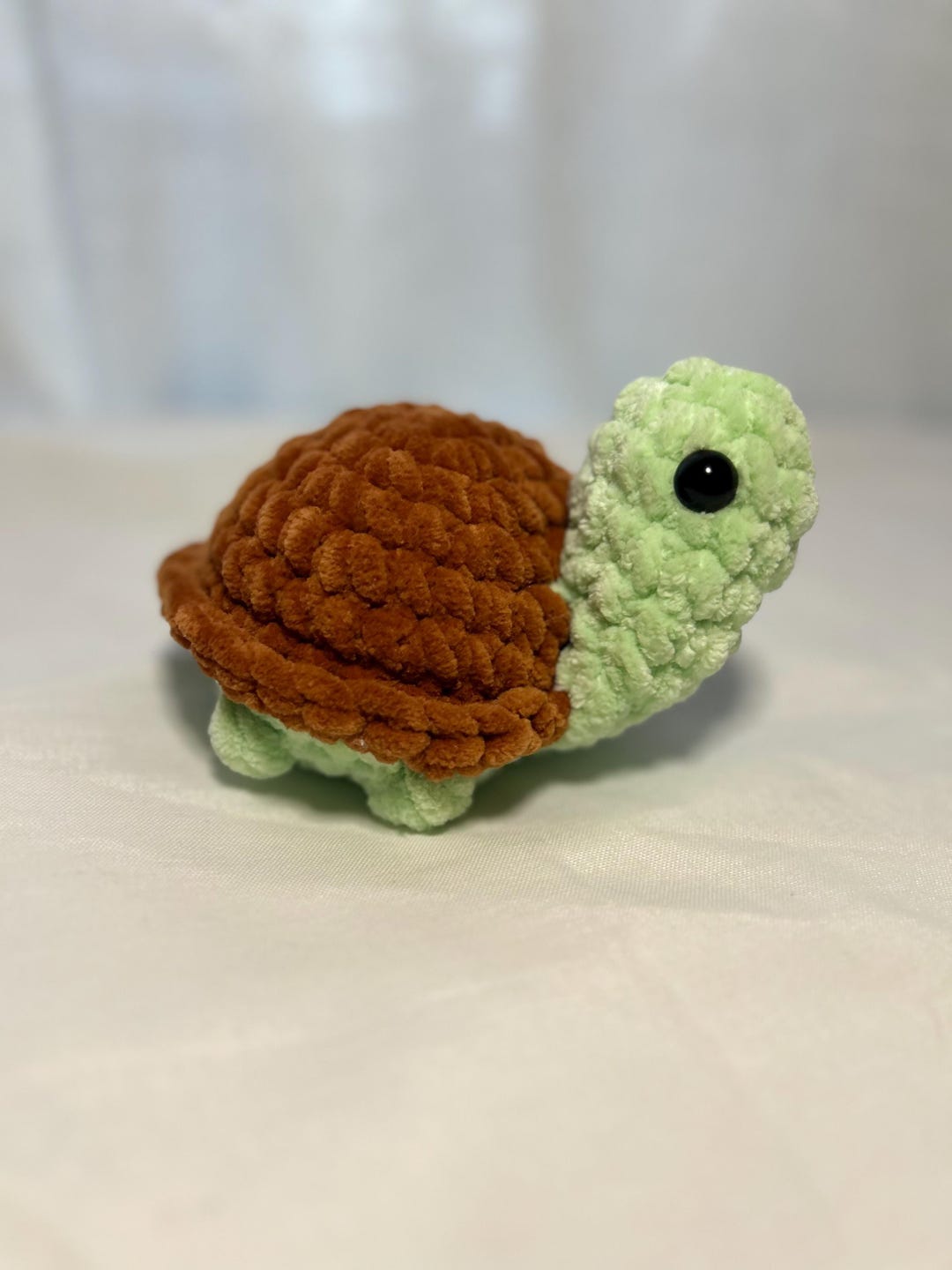 Land Turtle Crochet Plushie | PHYSICAL PRODUCT | Cute Gift | Hand Made ...
