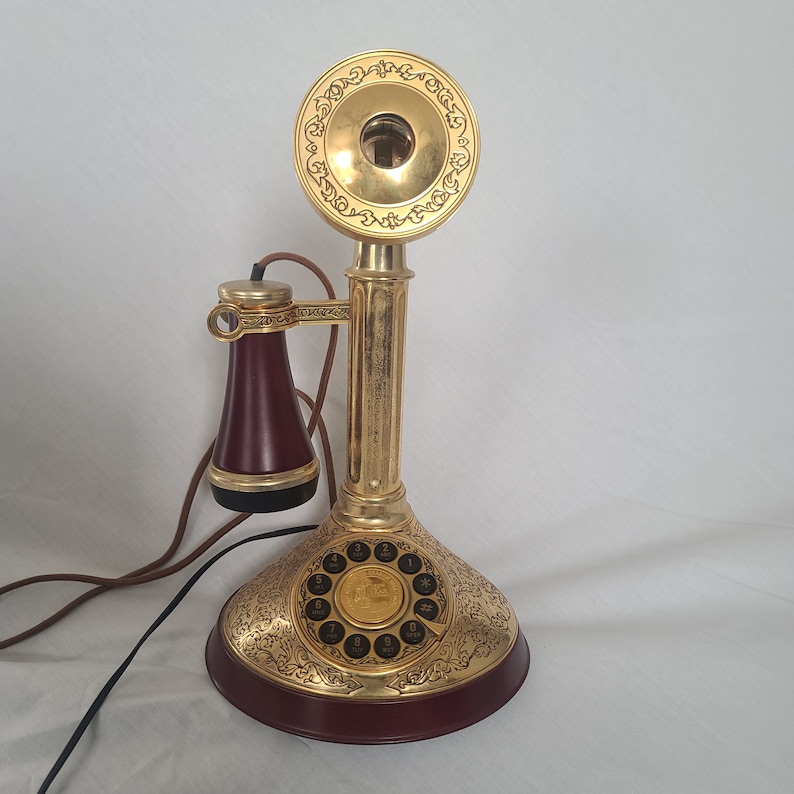 Franklin Mint Candlestick Phone Alexander Graham Bell 150 Year ...
