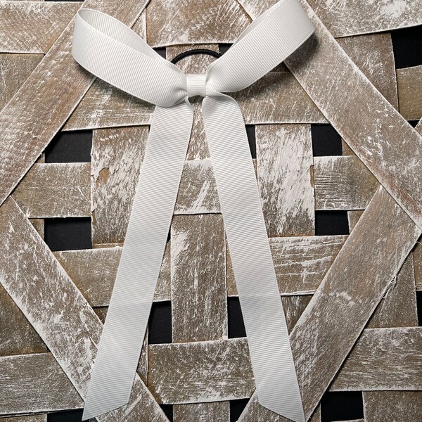 White Cheer Bow - Etsy