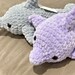 Handmade Fluffy Dolphin Plushie Toys | Home Deco | Amigurumi | Crochet ...
