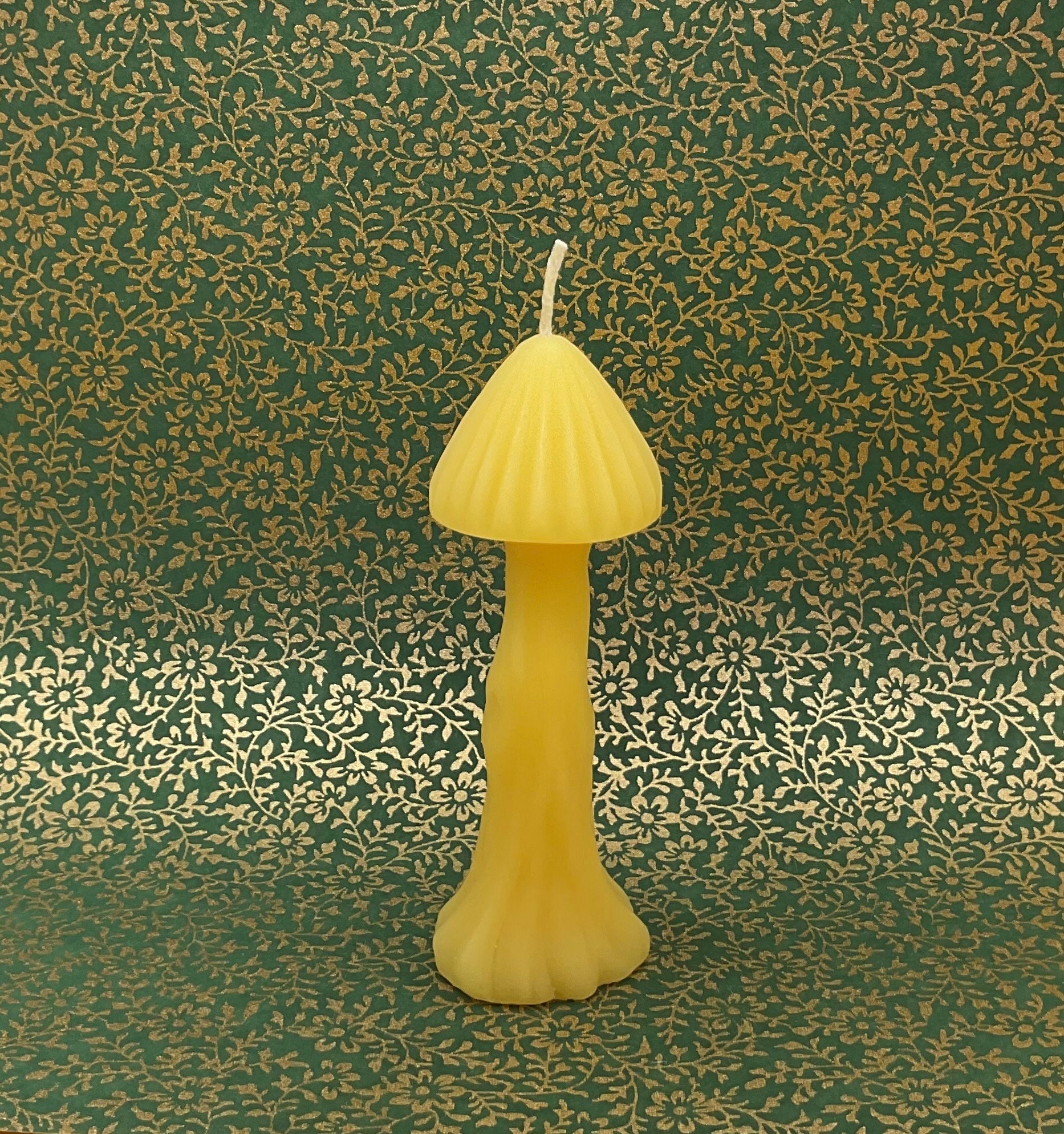 Tall Mushroom Toadstool Figure Beeswax Candle - Etsy