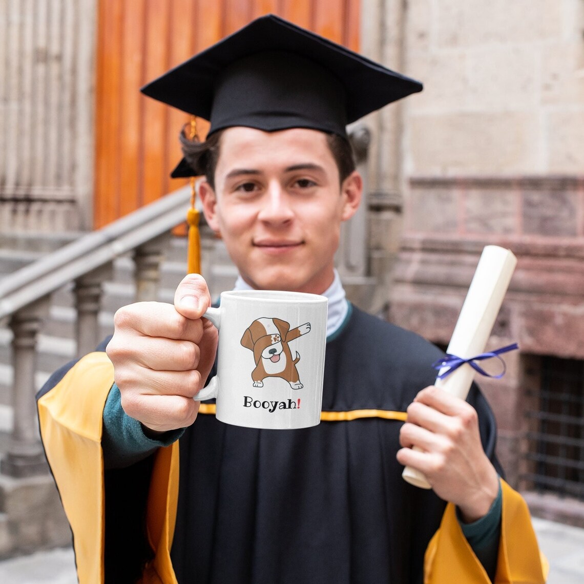 Booyah! Dog Mug, Dab Mug, Dog Dab Booyah Mug, Dog Mug, Dog Coffee Mug ...