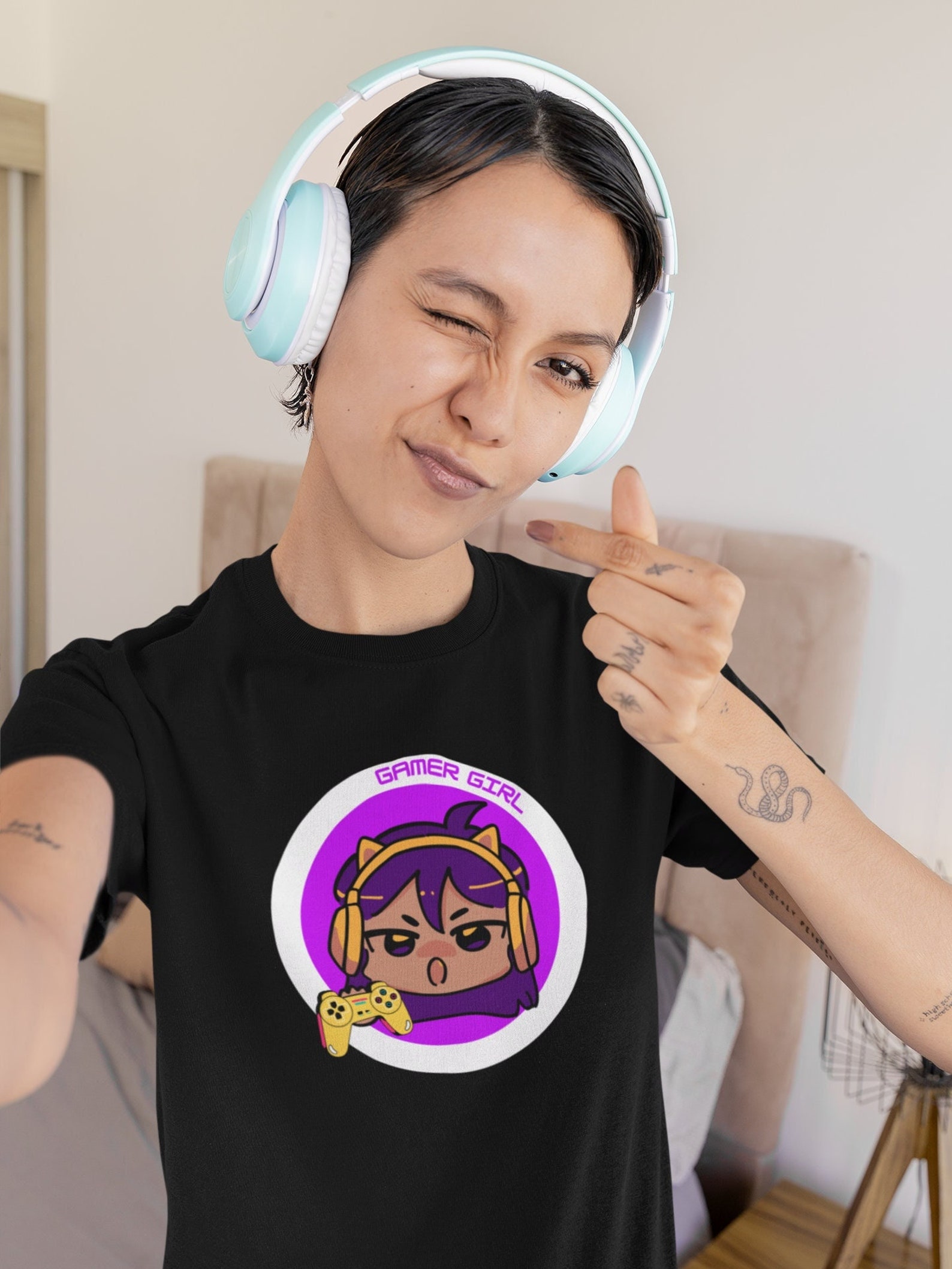 Gamer Girl Tshirt, Video Game Shirt, Cute Girl Shirts, Gaming Tshirt ...