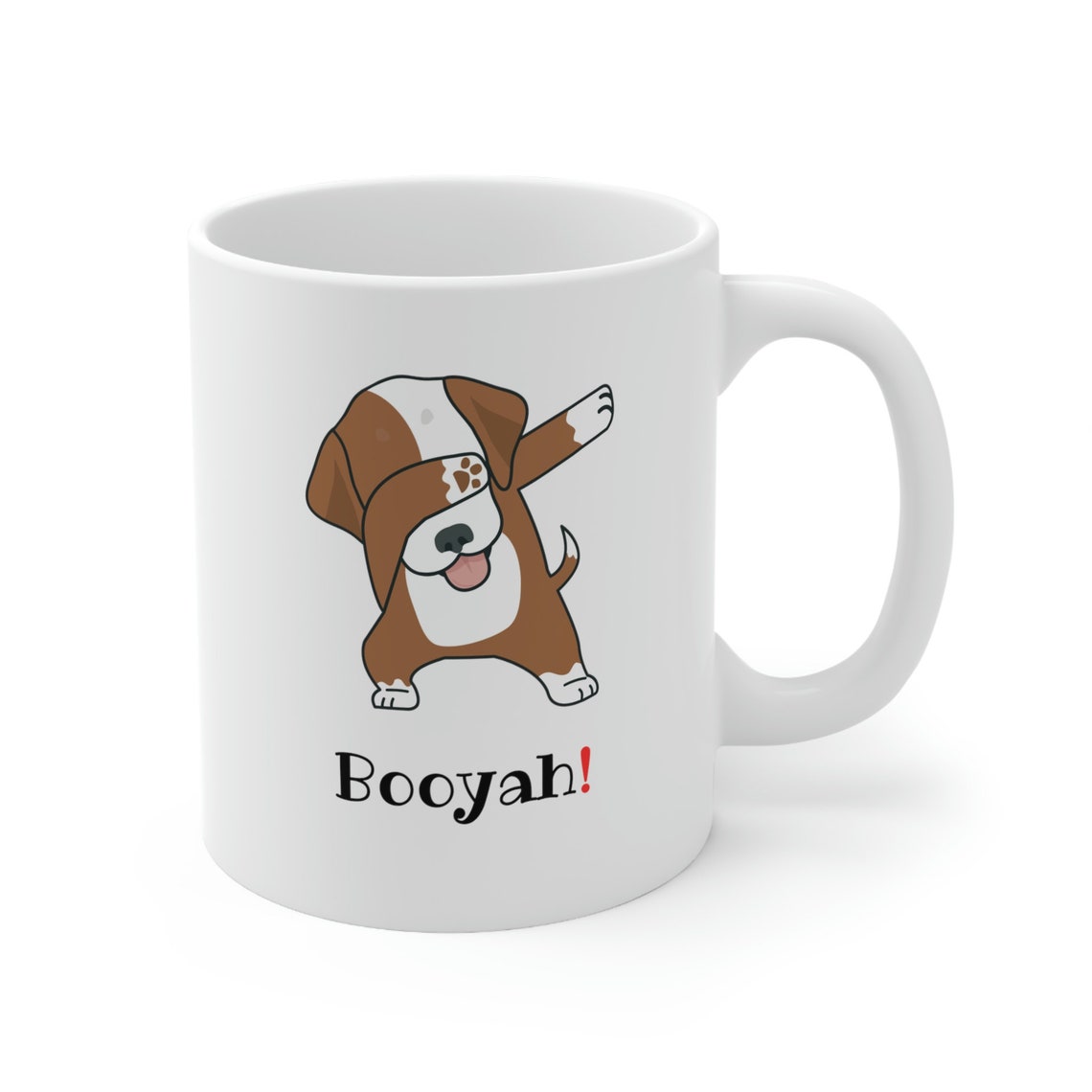Booyah! Dog Mug, Dab Mug, Dog Dab Booyah Mug, Dog Mug, Dog Coffee Mug ...