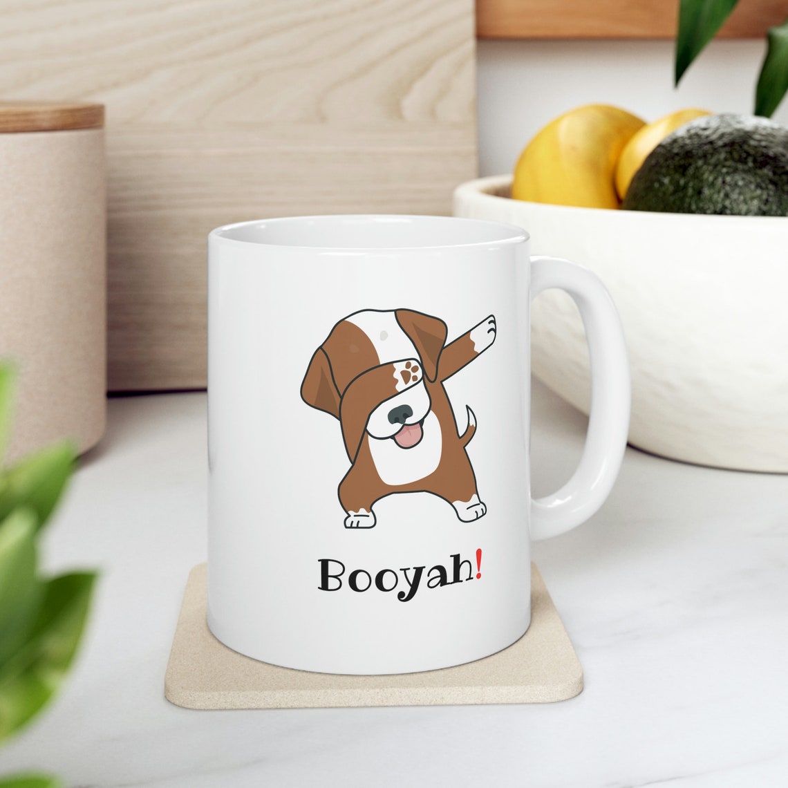 Booyah! Dog Mug, Dab Mug, Dog Dab Booyah Mug, Dog Mug, Dog Coffee Mug ...